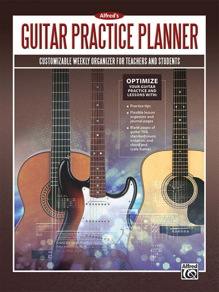 Alfred's Guitar Practice Planner - Boothe Music