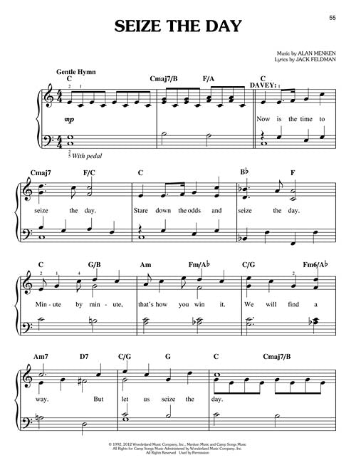 Newsies The Broadway Musical Easy Piano - Boothe Music