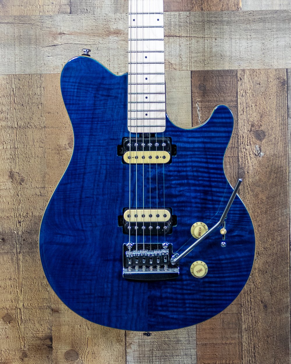 Sterling Axis Flame Maple Neptune Blue - Boothe Music