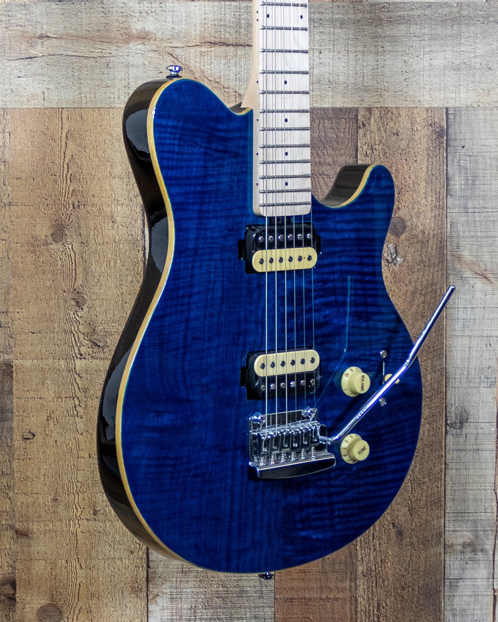 Sterling Axis Flame Maple Neptune Blue - Boothe Music
