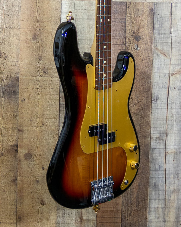 Fender Custom Build P-Bass Sunburst Jazz Bass Reverse Headstock ...