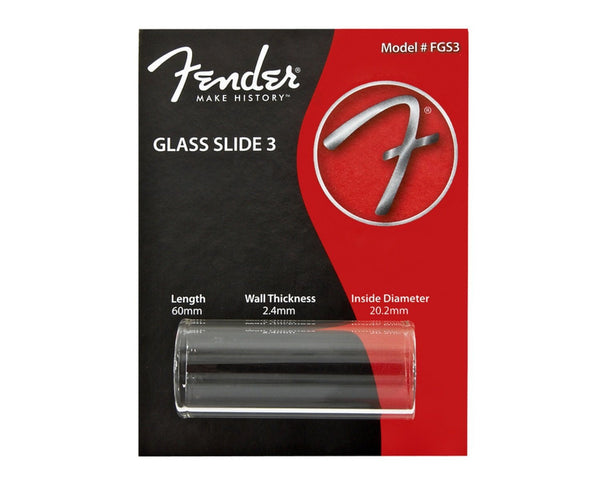 Fender Glass Thick Medium Slide - Boothe Music