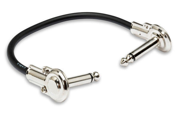Hosa 1' Pancake Patch Cable Right Angle - Boothe Music